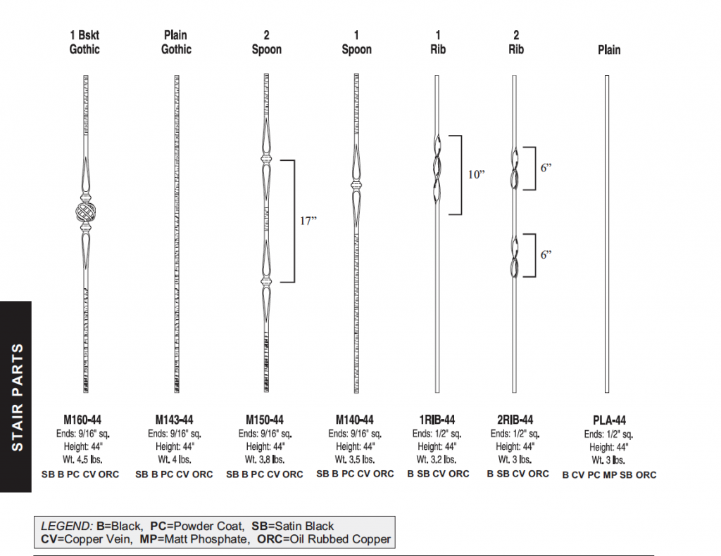 Stair Parts and Hand Rail - Huetter Mill and Cabinet
