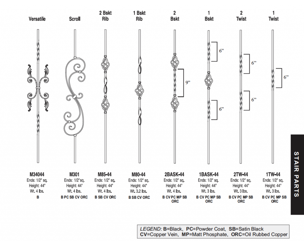 Stair Parts and Hand Rail - Huetter Mill and Cabinet